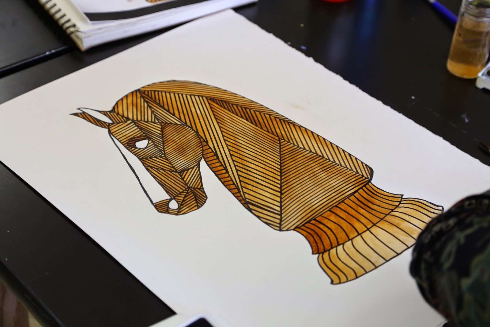 Grauer Art: Line drawings, H.S. Art
