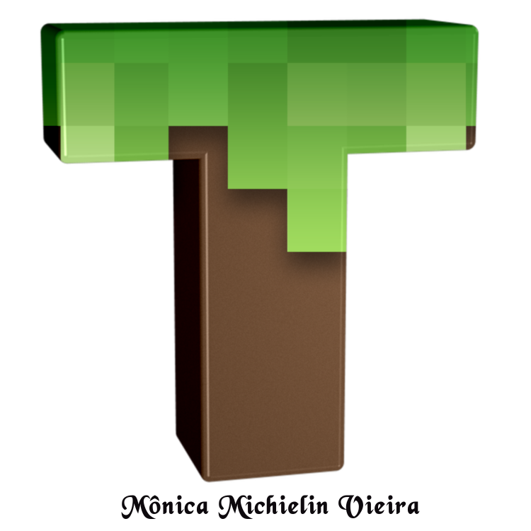 Prof Monica Michielin : NOVO ALFABETO #MINECRAFT COM TEXTURA 'GAME ...