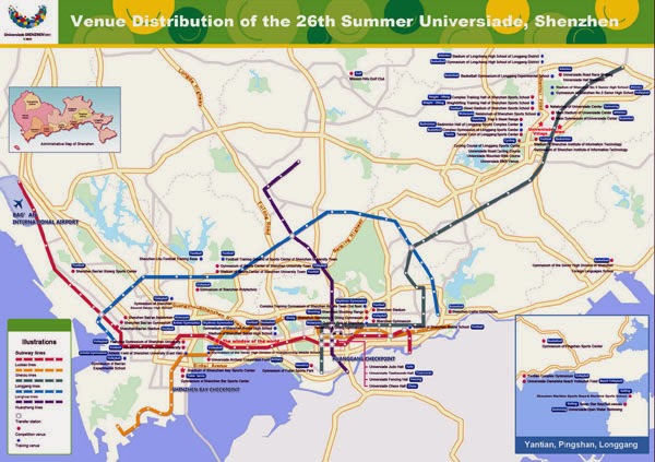 One Day in Shenzhen: Universiade Venues on the Metro