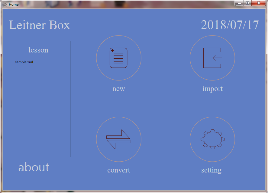 Home|leitner box|leitner box pronounciation|leitner box with java