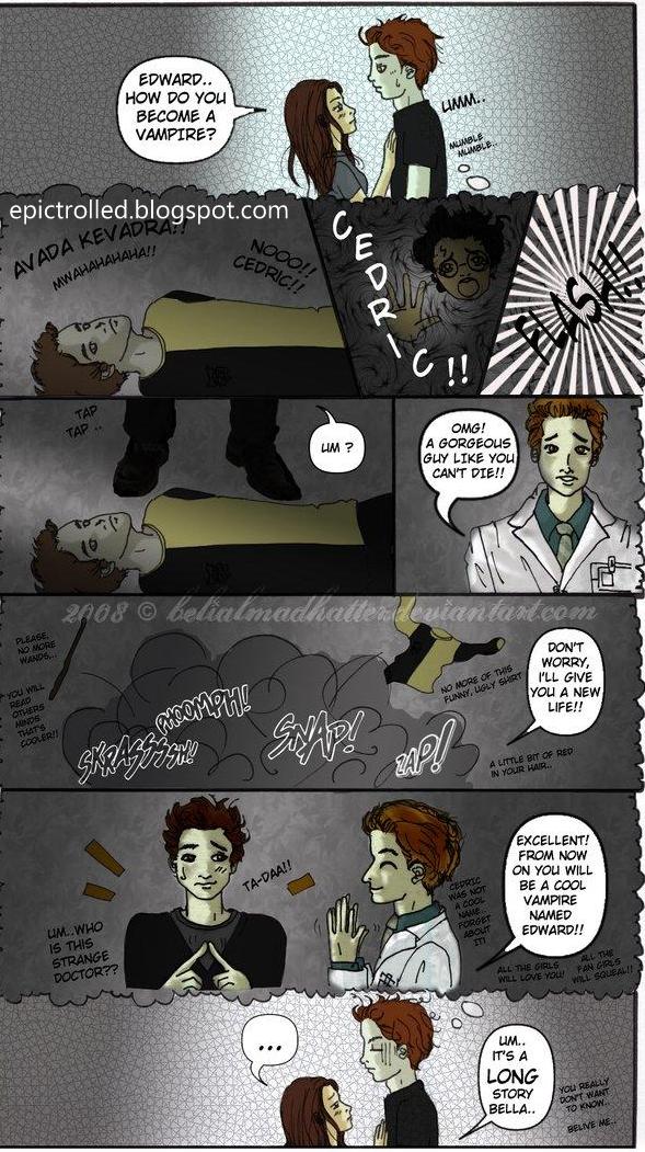 how edward became a vampire | Epic Trolled - Funny pictures and comics