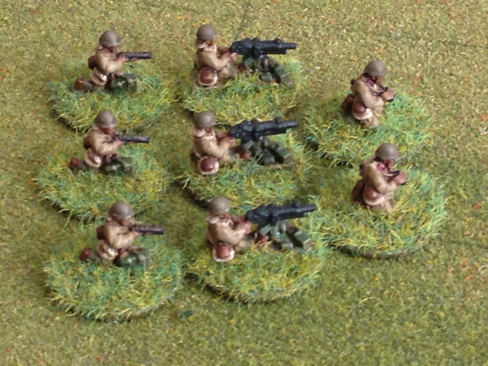 BlackHawkHet: Peter Pig WWII 15mm Japanese Machine Guns
