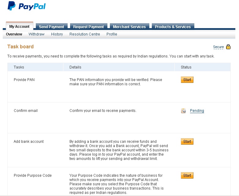 Bank Lane: How will you create PayPal account?