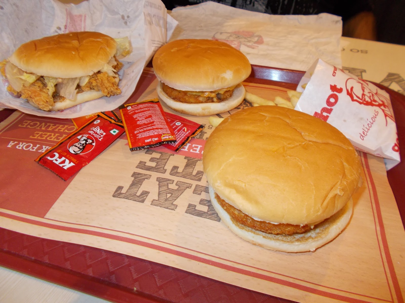 Not Just Curry and Chapatti : Review of K.F.C Calangute Goa – 1/5 Stars