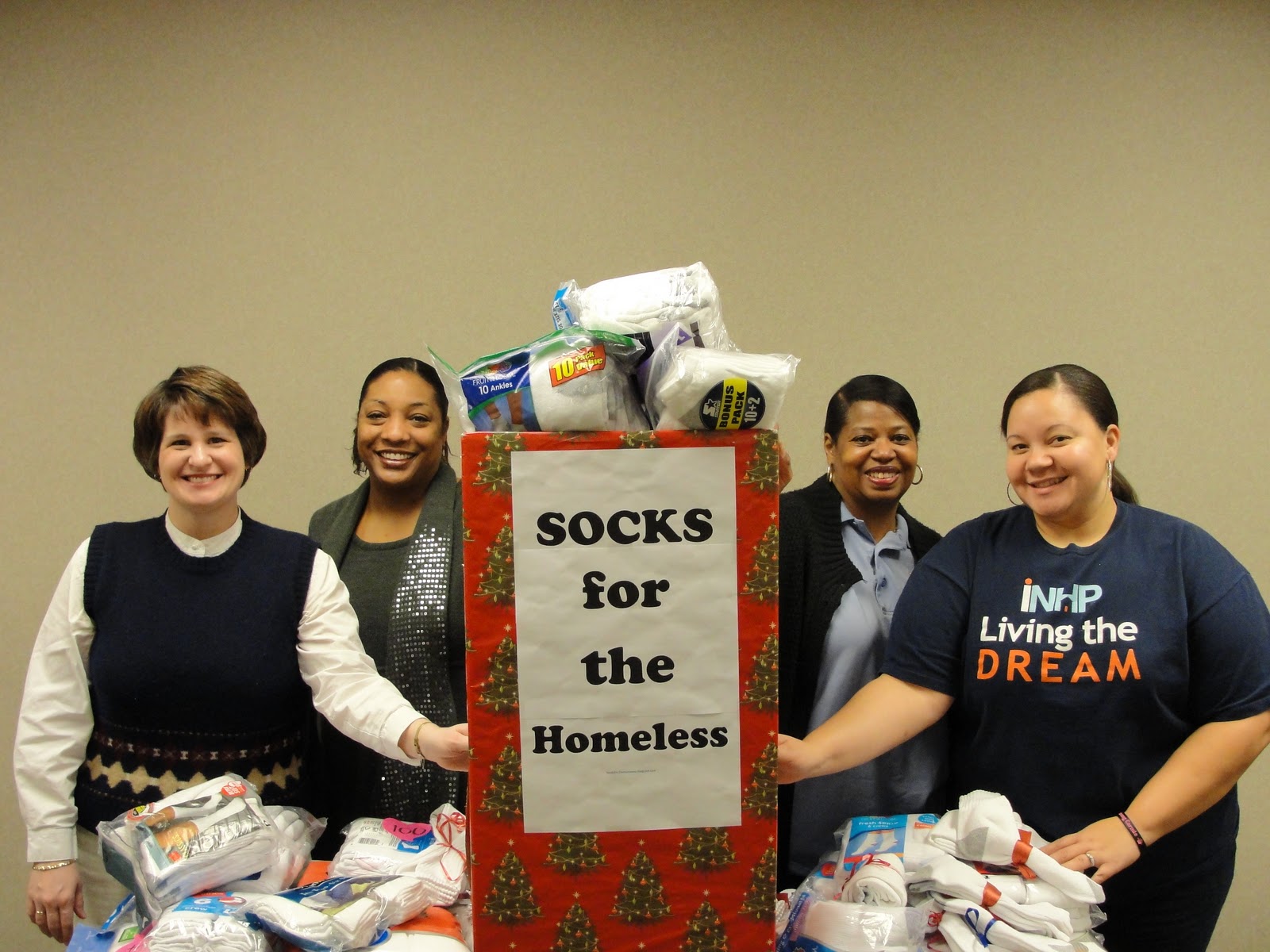 Socks For The Homeless: Photos
