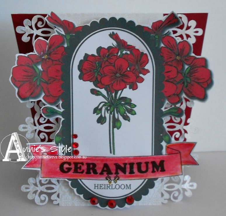 Beccy's Place: New Release: Geranium Set
