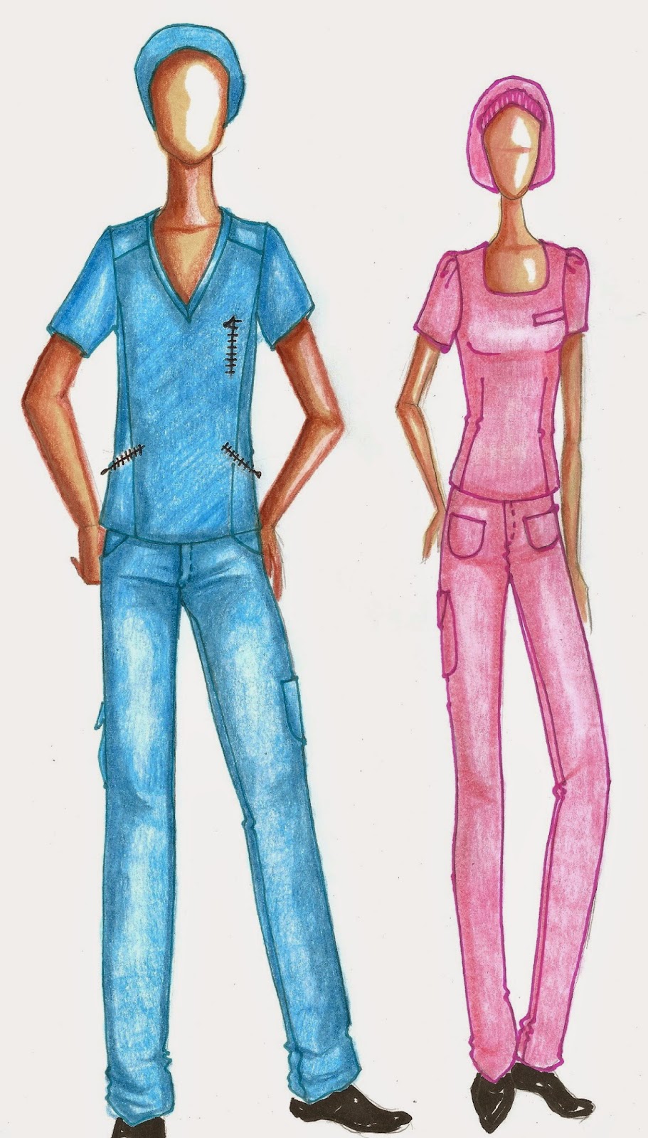 BlogModa de Martha Martinez : Figurines de indumentaria médica