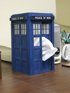 The Renaissance Man: Tardis Tissue Box