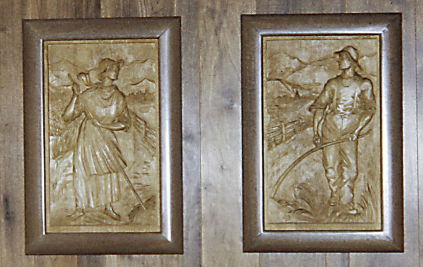 Stolen Wood Carvings Jean-Julien Bourgault