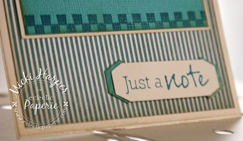 Eclectic Paperie: Just a Note