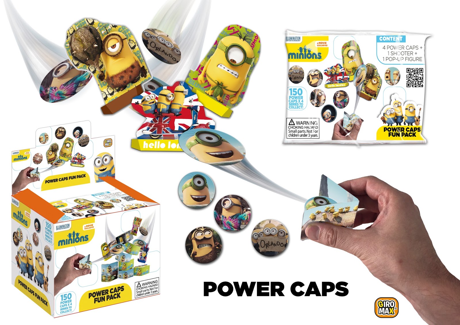 La buscadora de Internet: LOS POWER CAPS® DE MINIONS LLEGAN A ESPAÑA