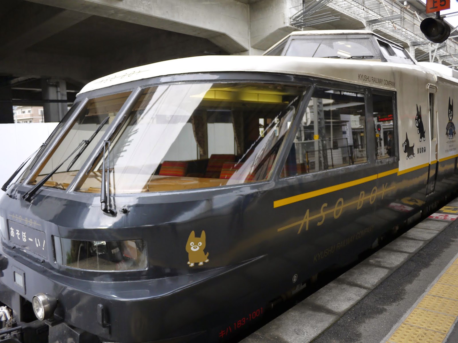 My Travel Diary: Train Trip on Aso Boy