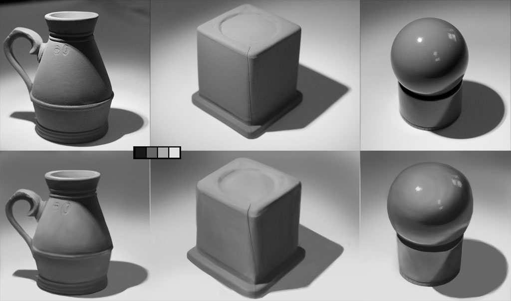 Charcoal up my nose: 3 Value Studies