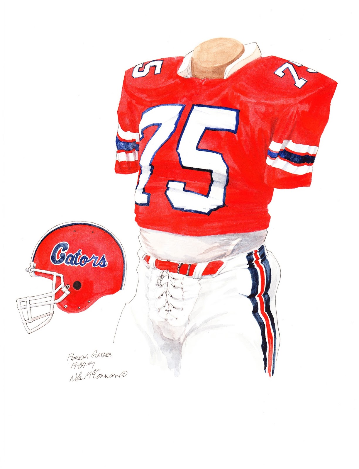 University of Florida Gators Football Uniform and Team History ...