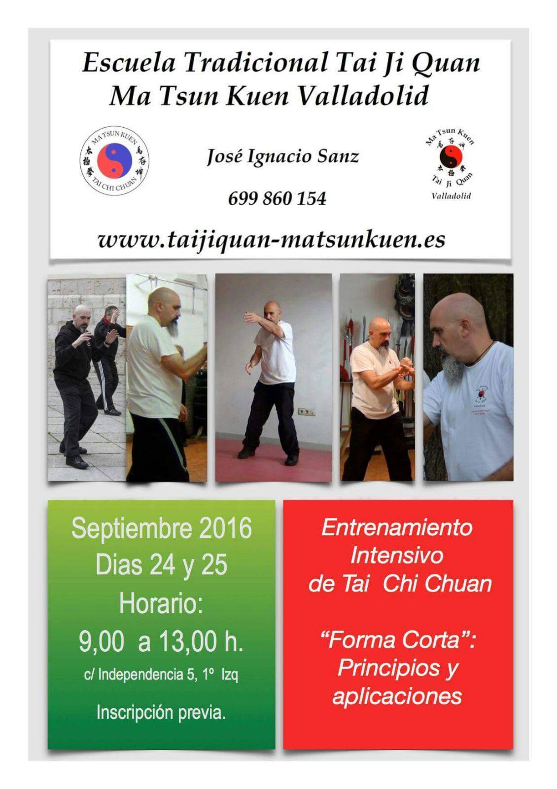 Escuela Tradicional Tai Ji Quan Ma Tsun Kuen Valladolid: 2016