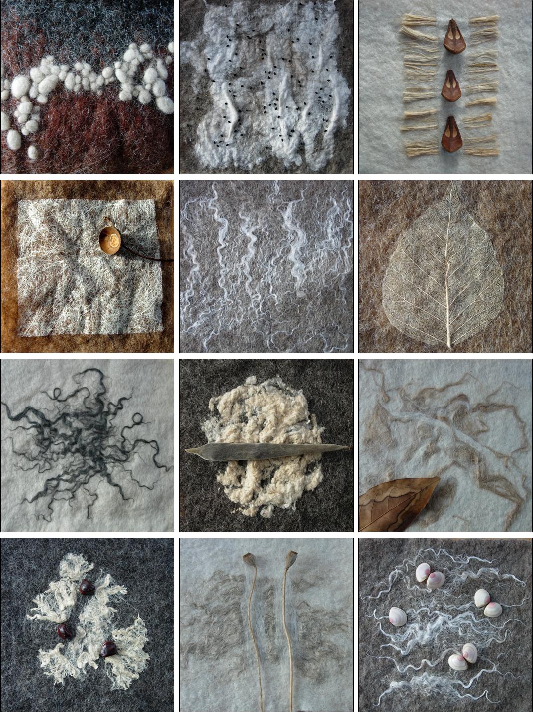 FELTING matters... : Experimenting with TEXTURES...