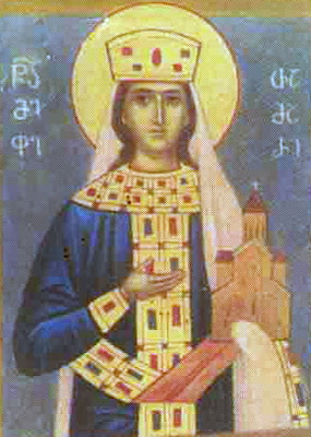 ORTHODOX CHRISTIANITY THEN AND NOW: Saint Tamar, Queen of Georgia (+ 1213)