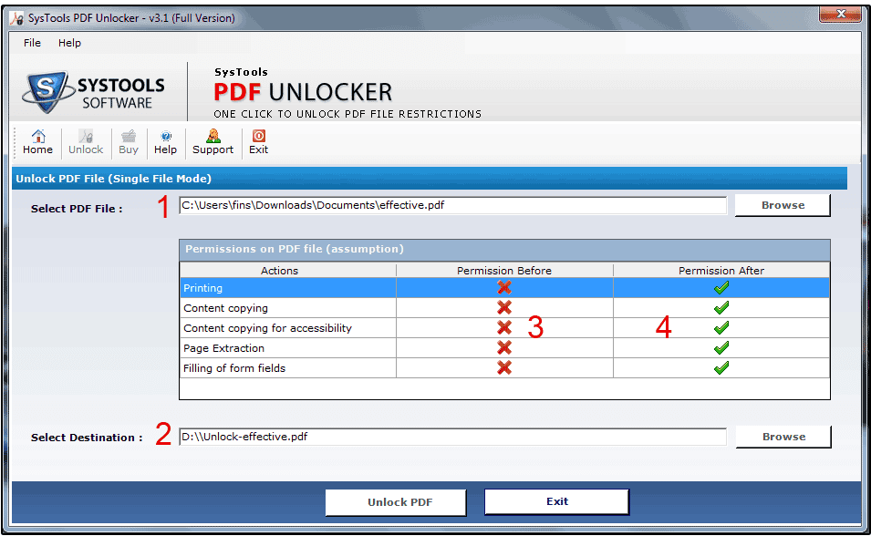 Systools PDF Unlocker - "REFERENSI" mu