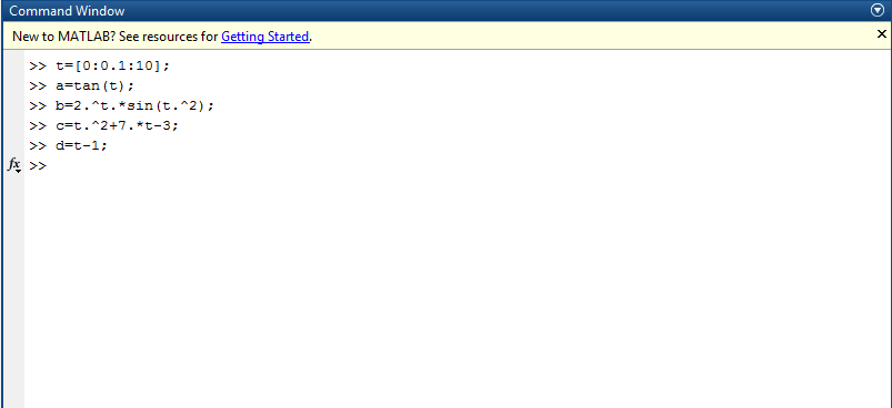 Cara Membuat Grafik Dua Dimensi pada Matlab