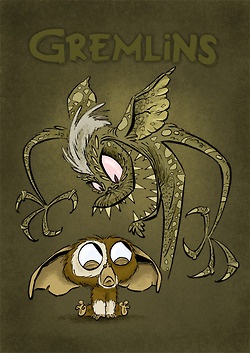 Redesign de cartazes dos Gremlins | Pipoca com Manteiga!