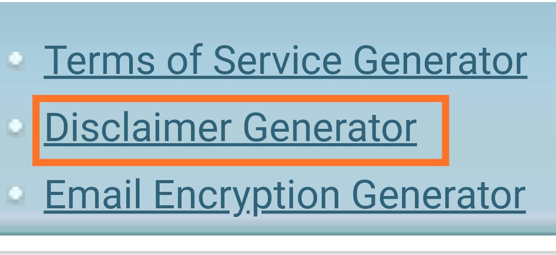 Pengertian Dan Fungsi Disclaimer Serta Cara Membuatnya - Tutorial Lengkap