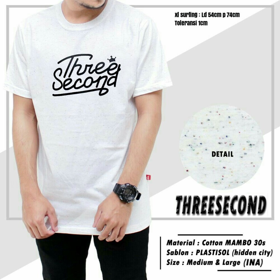 Kaos Distro 3 Second Bandung: Galeri Kaos 3Second Februari 2018