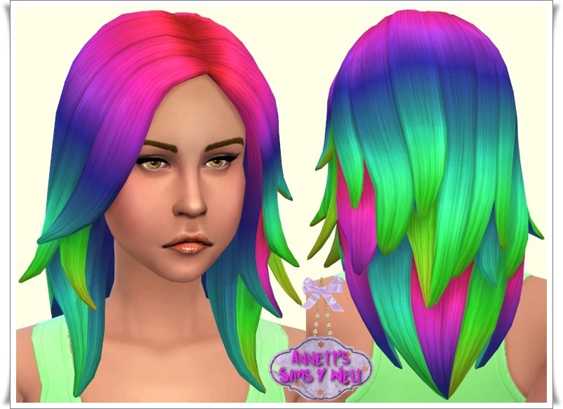 Annett's Sims 4 Welt: Rainbow Hair -Part 2