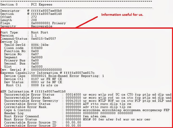 BSODTutorials: Debugging Stop 0x124 - PCIe Errors Part 1