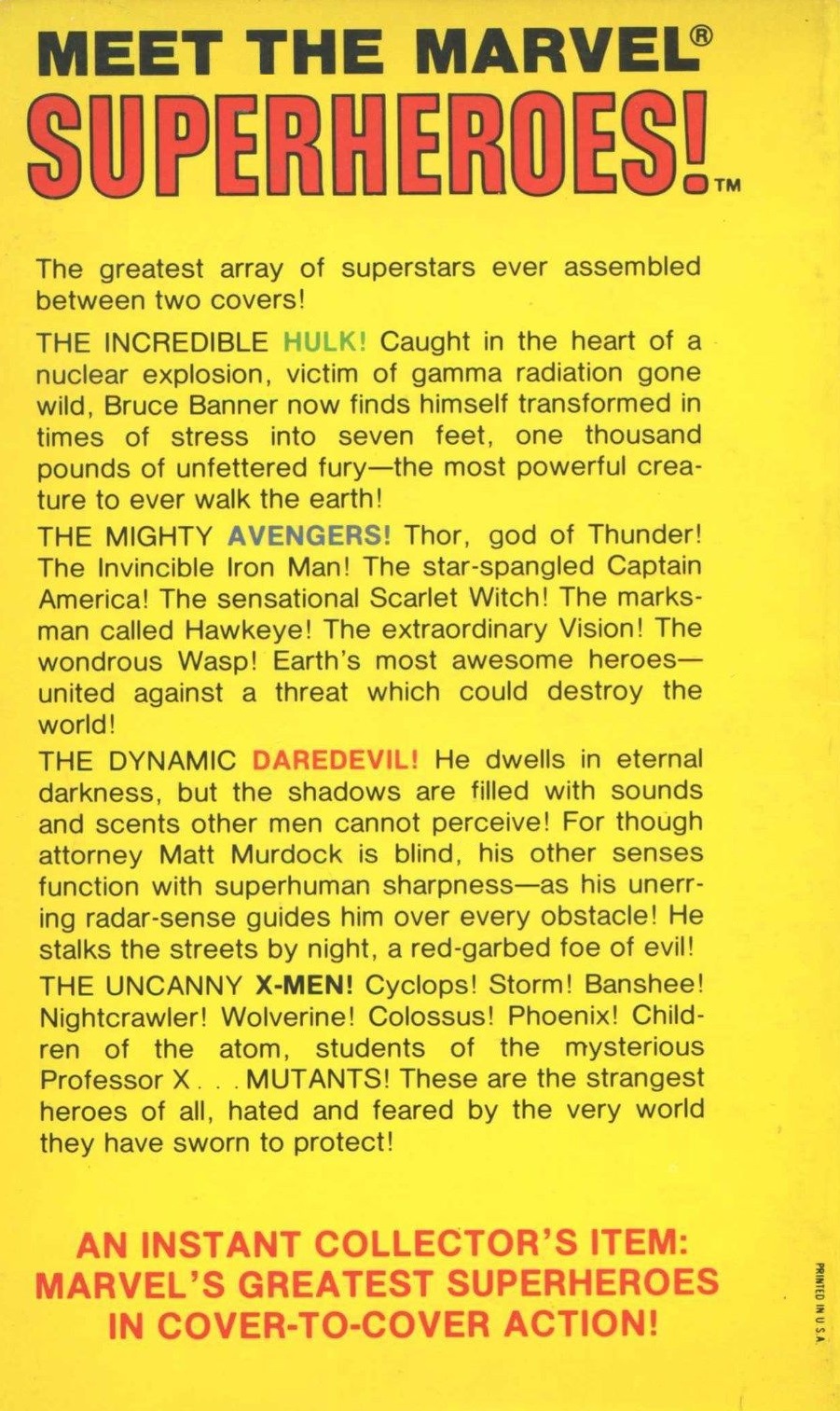 Marvel Comics of the 1980s: 1979 - Marvel Novel Series #9: The Marvel ...