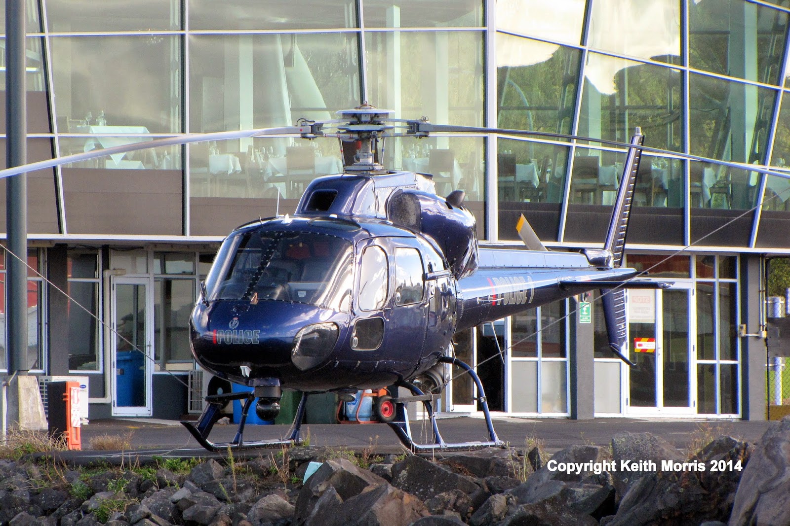 NZ Civil Aircraft: Police Eagle Helicopter and Memorial at Mechanics ...