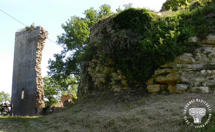 LA FRANCE MEDIEVALE: SABRAN (30) - Château-fort