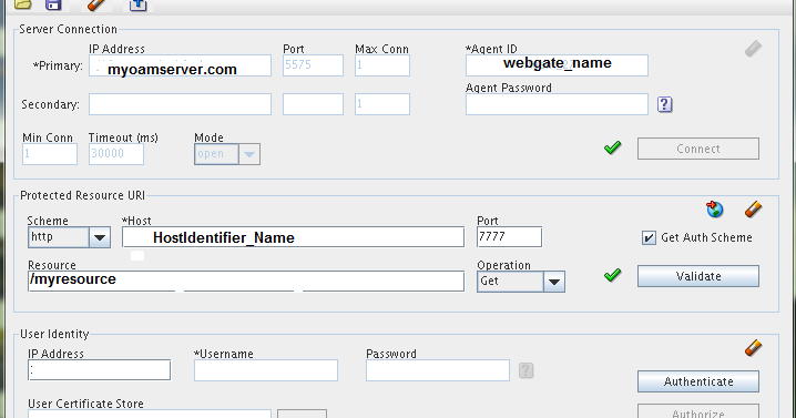 Oracle Fusion Middleware Blog: OAM Testing Tool.