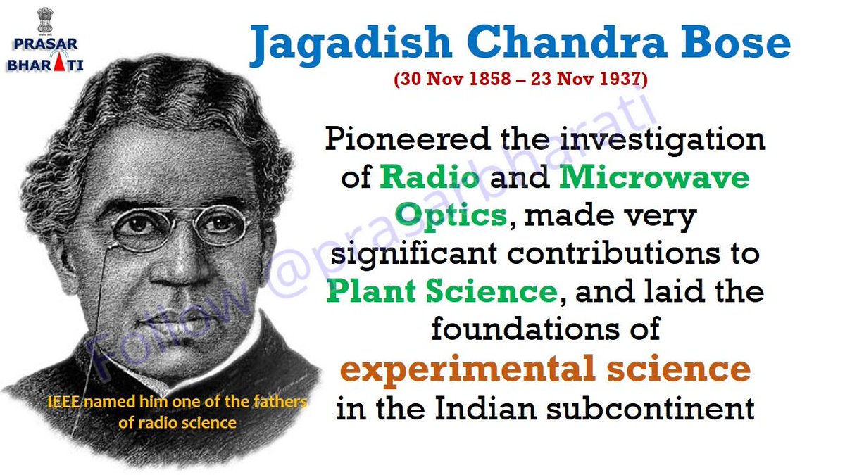 BRICSLICS: Sir Jagadish Chandra Bose was the pioneer in "Open ...