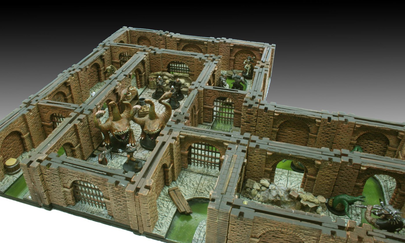 D&D 3D modular dungeons