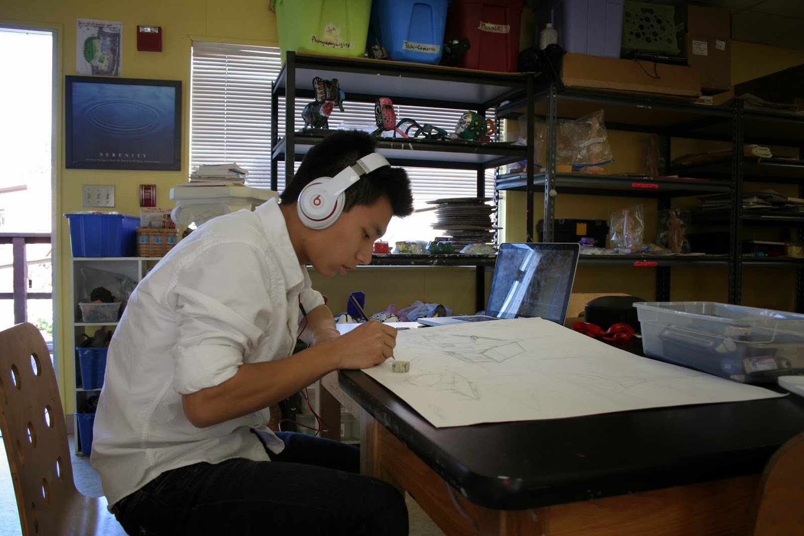 Grauer Art: Graphite drawing, Internship Art