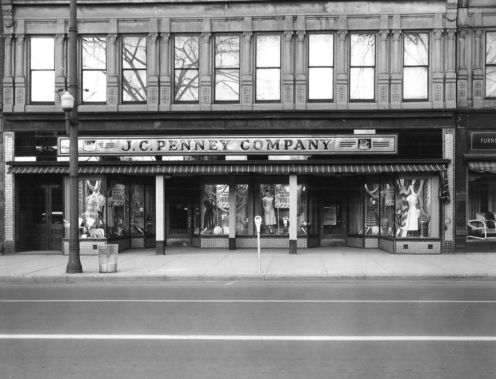 Pleasant Family Shopping: Mr. Penney, Mountains & Main Street