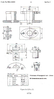 MECHANICAL: Machine Drawing model question papers