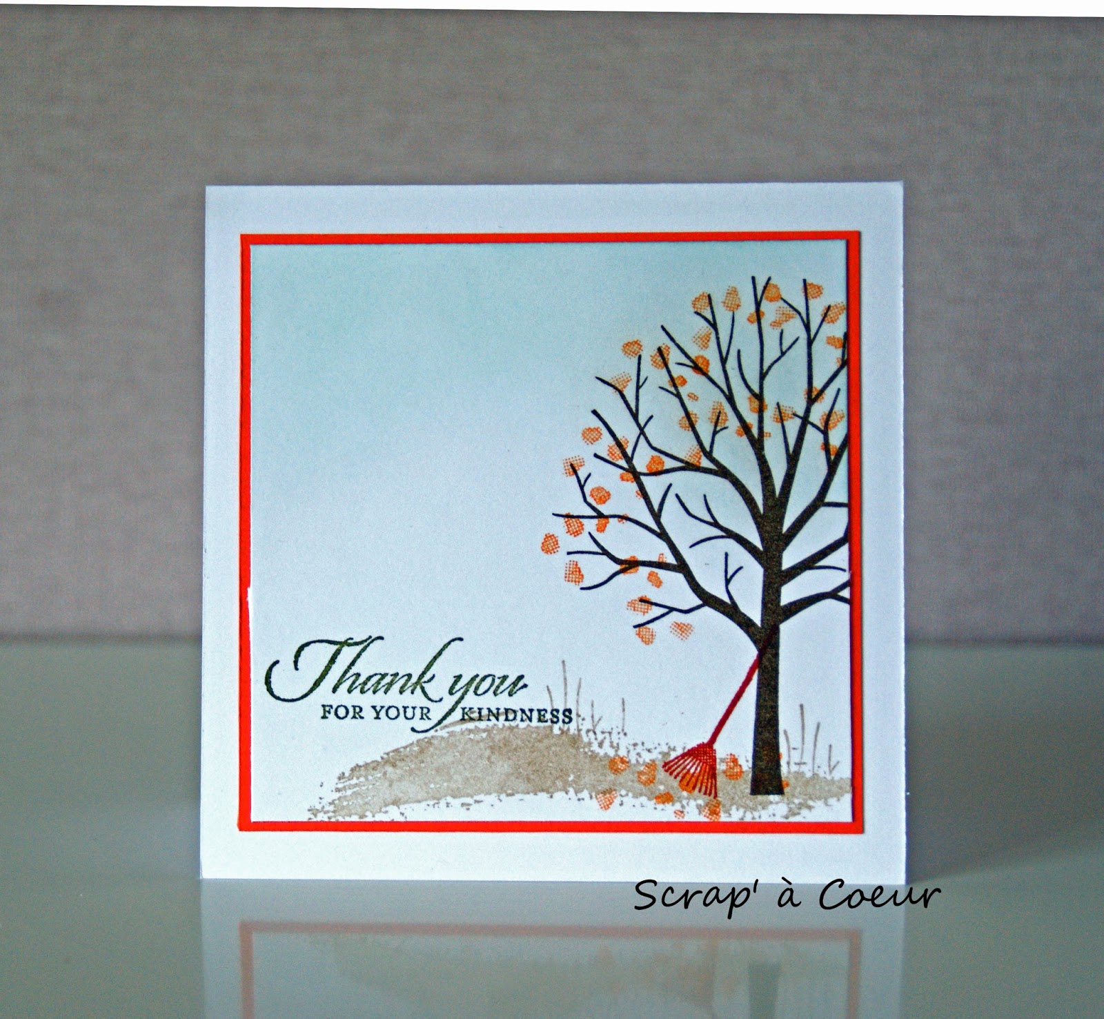 Scrap' à Coeur: Dire merci avec des arbres...