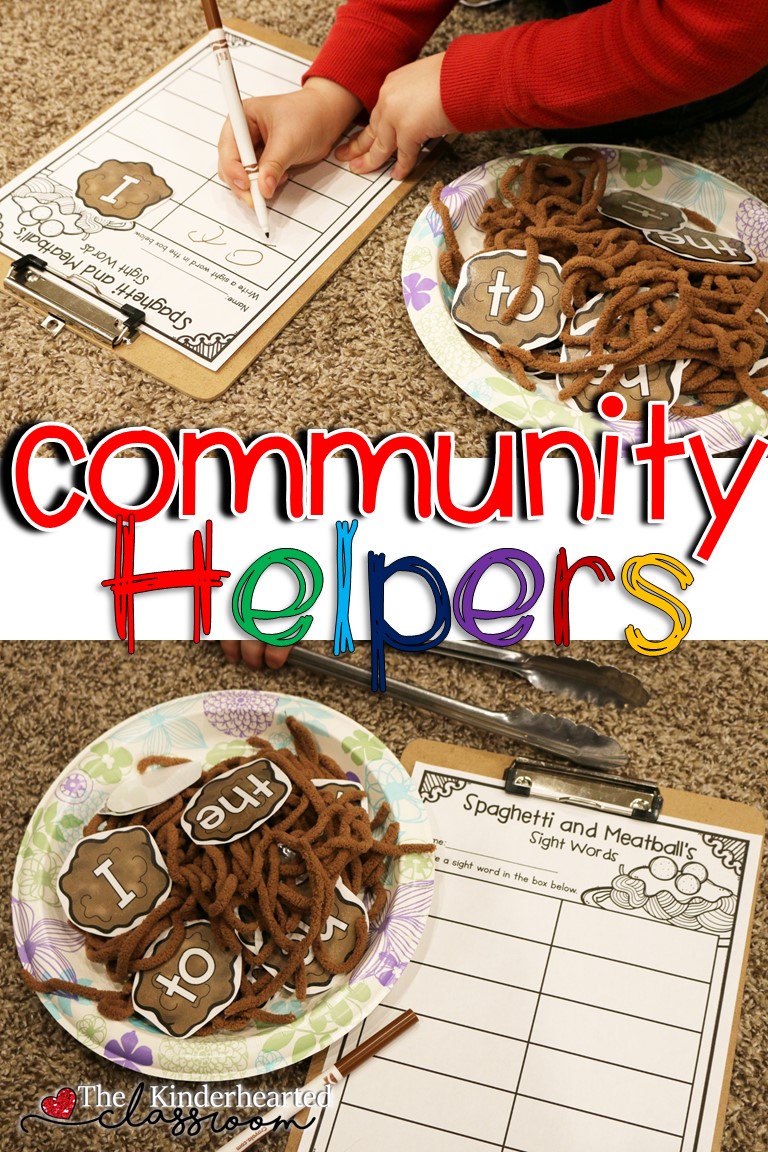 Community Helper Unit for Kindergarten: Math, ELA, & MORE! • The ...