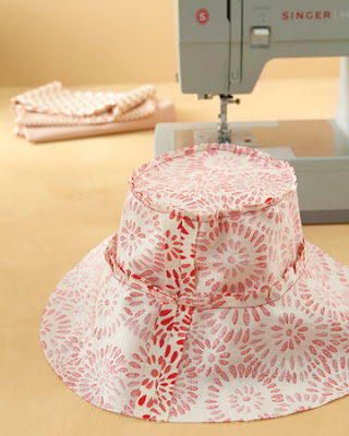 nonchalant mom: make your own summer hat!