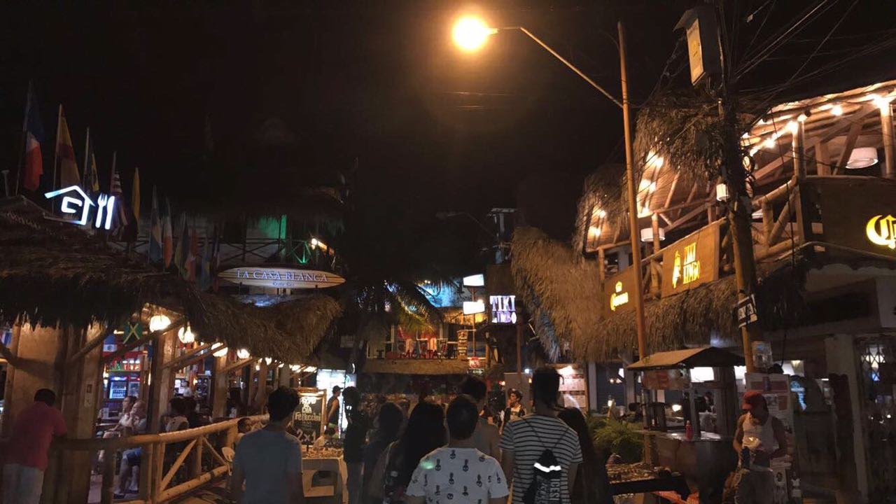 The Nightlife in Montañita Ecuador