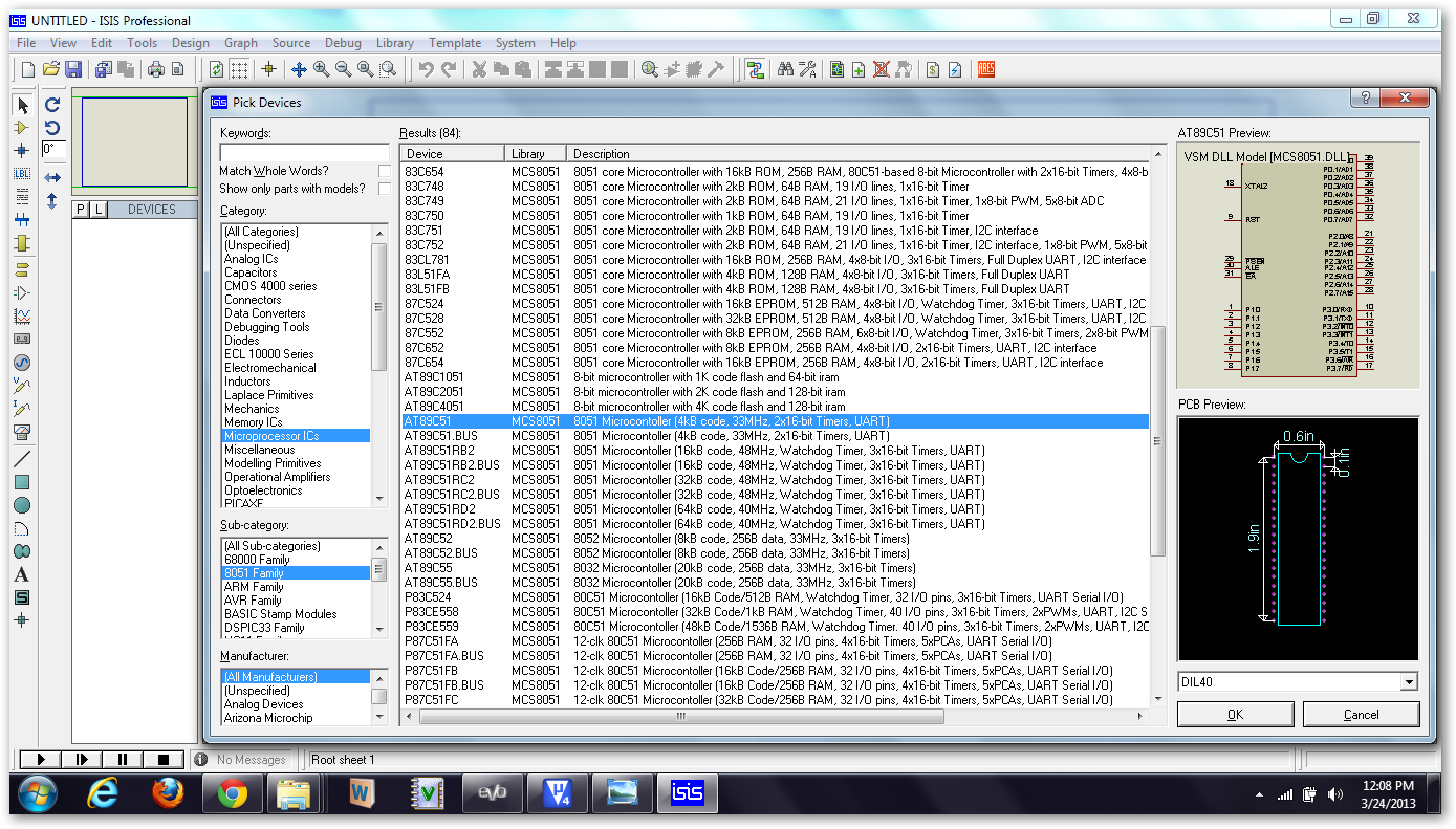 GETTING STARTED WITH 8051/AT89C51 USING KEIL uVISION 4 AND PROTEUS