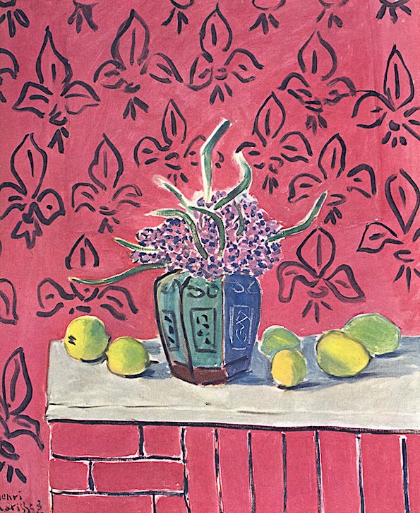 Henri Matisse (1869-1954) Citrons sur fond rose, 1943 Collection privée