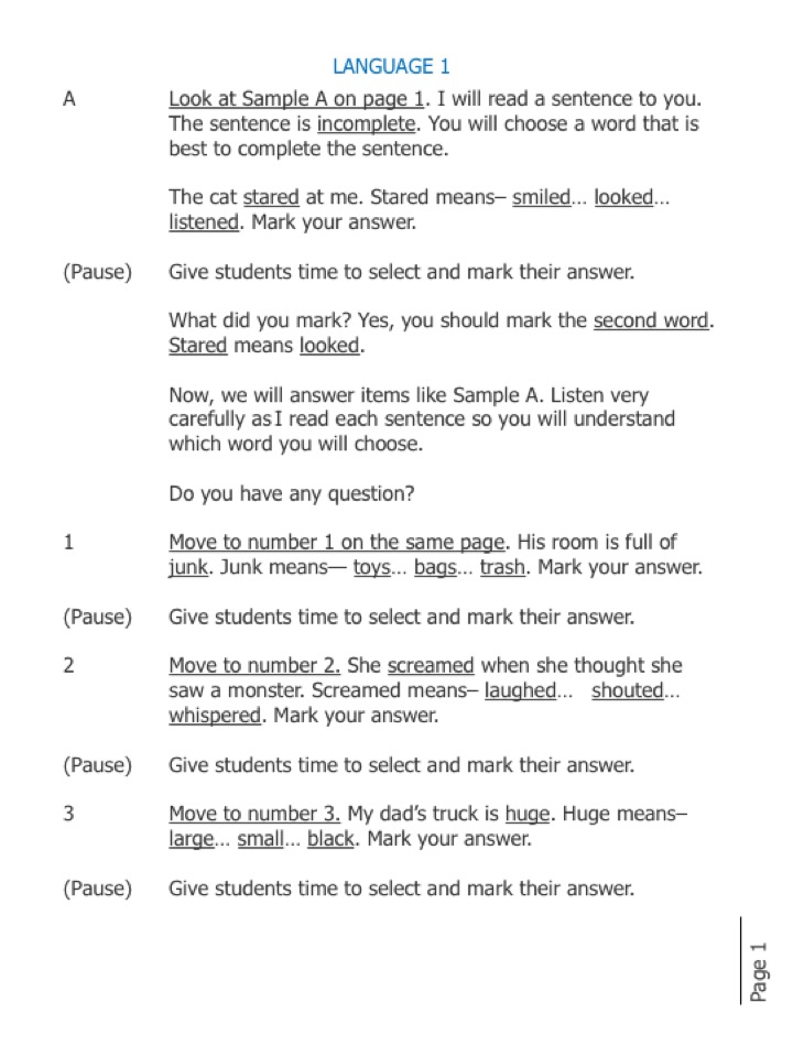 ONLINE SAT-10 Practice Tests for KG, Grade 1, and Grade 2: Diagnostic ...