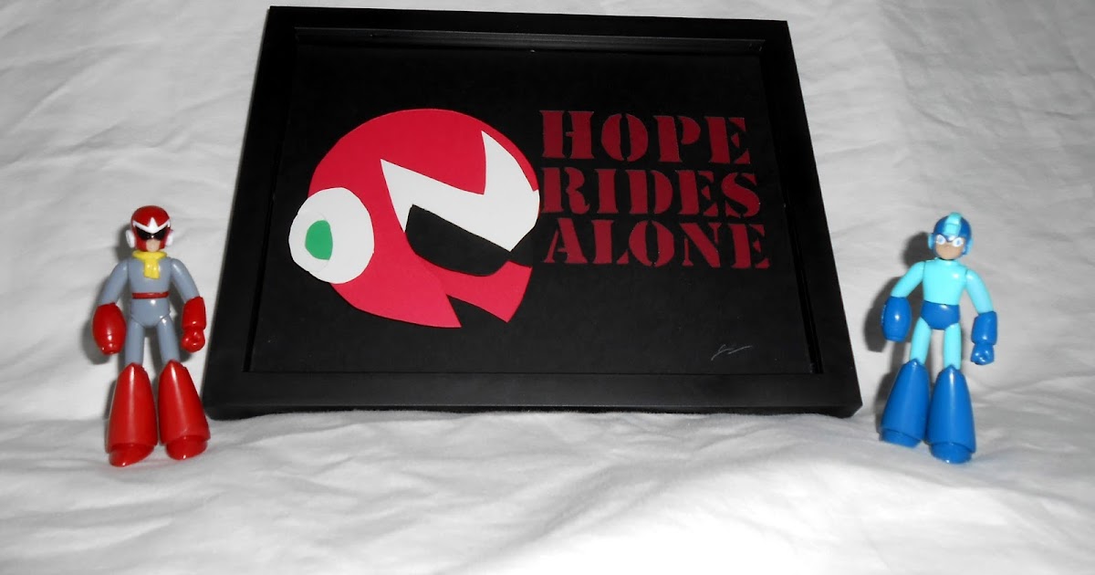 Jeff Ellison Art: Protoman 3-D paper diorama