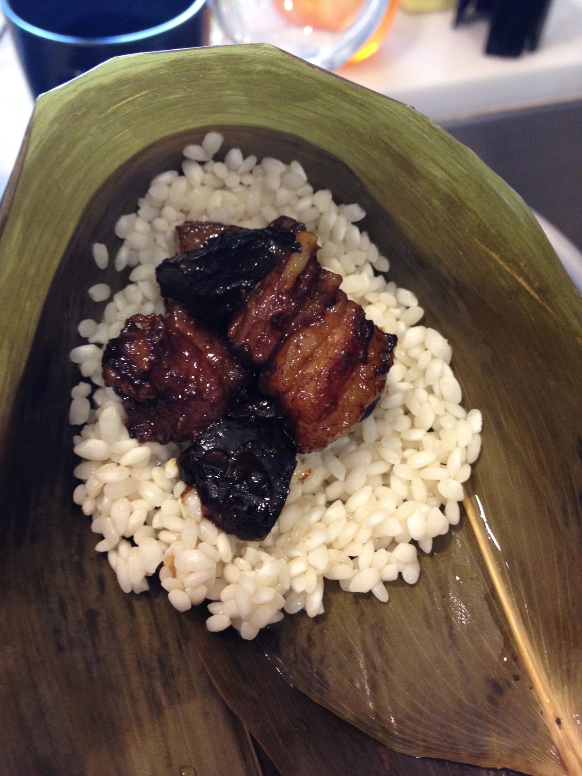 Food's on my mind.: Zong Zi (Sticky rice and goodies wrapped in palm ...