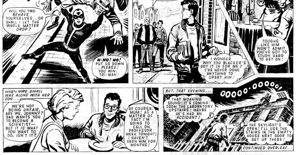 CRIVENS! COMICS & STUFF!: THE INCREDIBLE TRI-MAN - PART ONE...