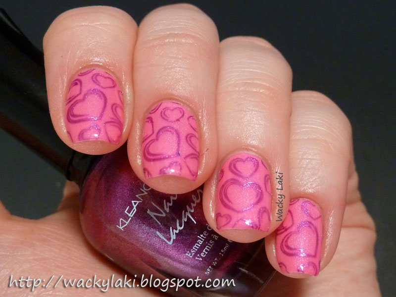 Wacky Laki: Born Pretty Store Hot Pink Flocking Powder!