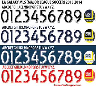 FONT FOOTBALL: Font Vector MLS (Major League Soccer USA) 2013 2014 kit