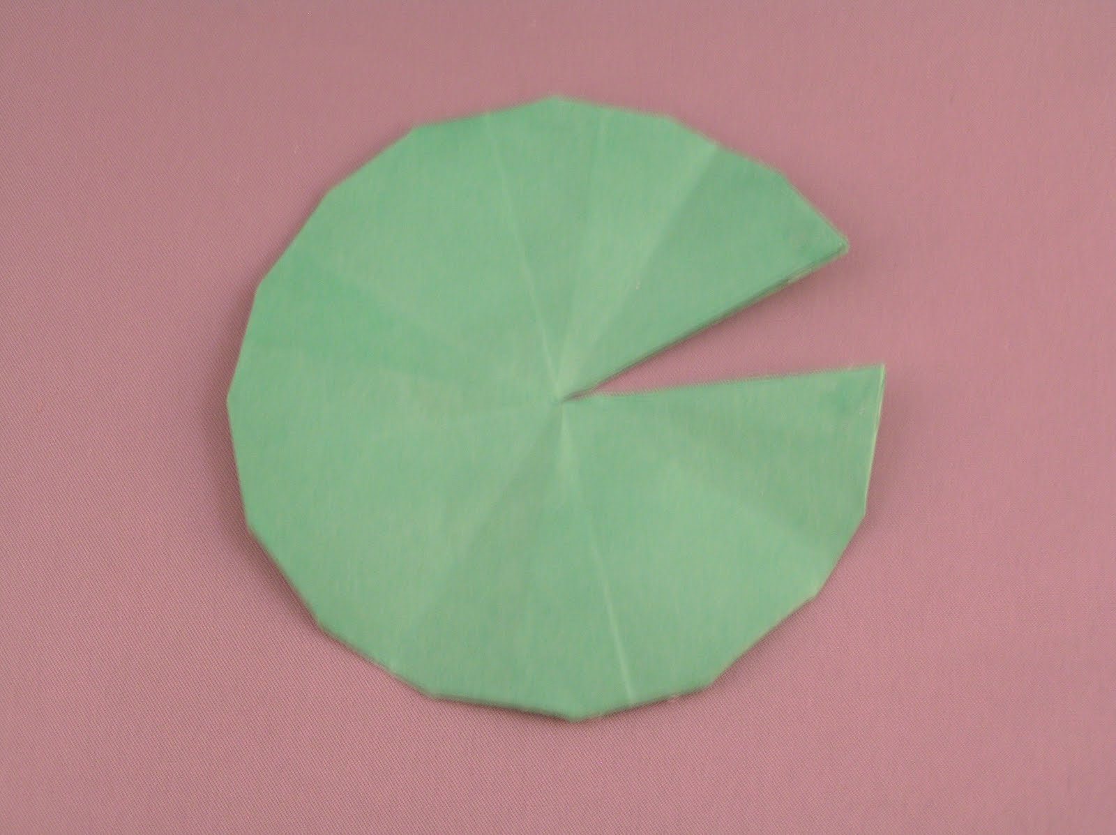 JC's Blog: Origami Water Lilly and Lilly-Pad